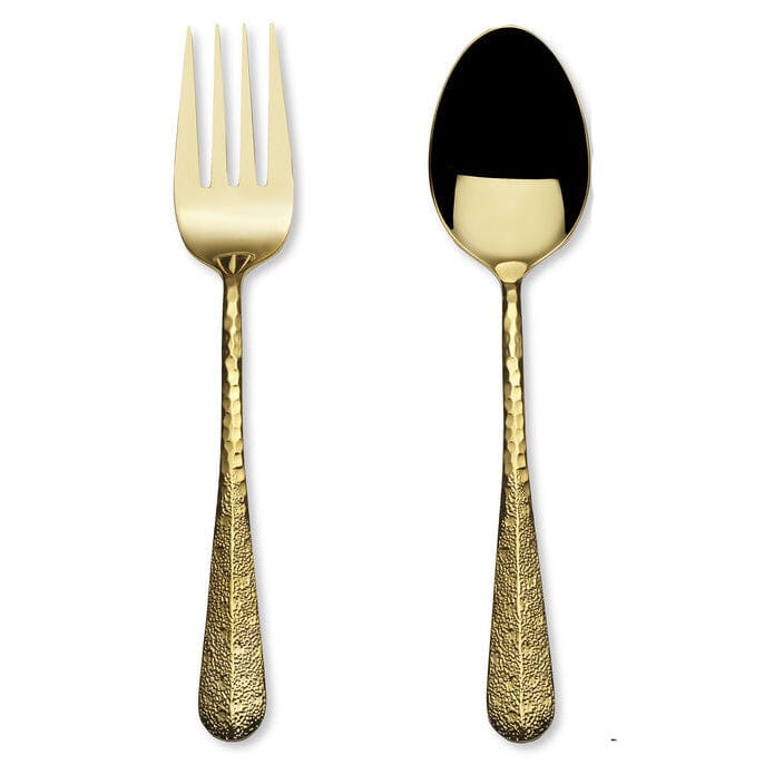 serving spoon and fork set