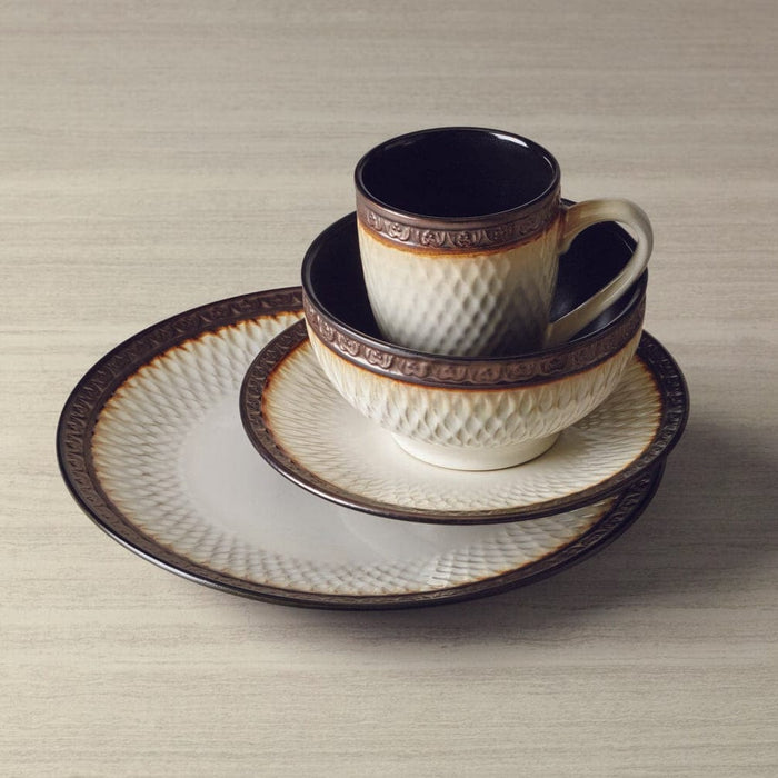 Sorrento 16 Piece Dinnerware Set, Service for 4