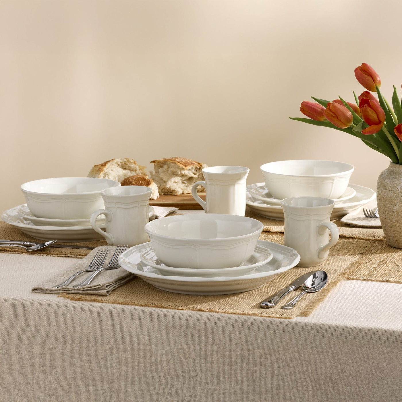 French Countryside® 16 Piece Dinnerware Set, Service for 4