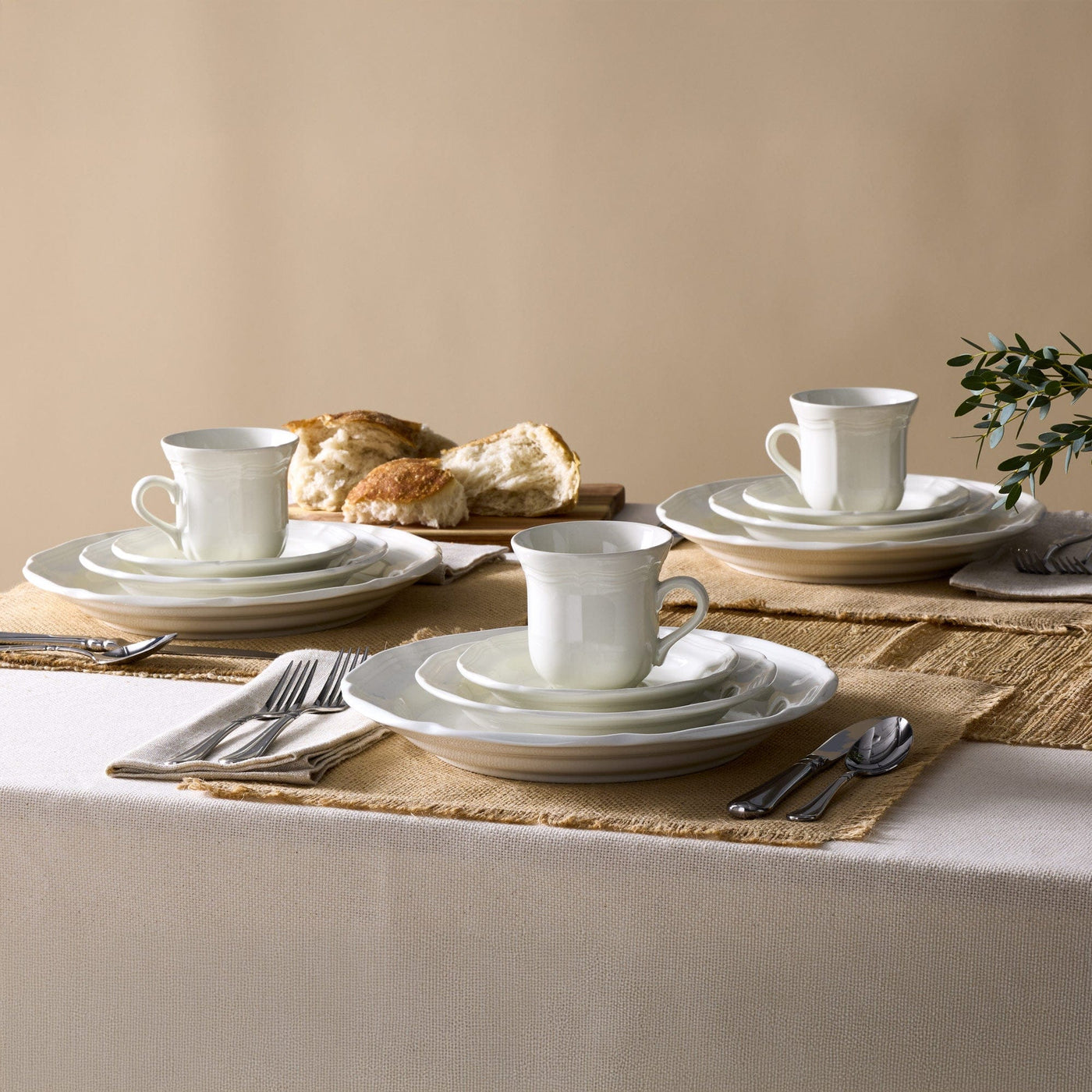 French Countryside® 40 Piece Dinnerware Set, Service for 8