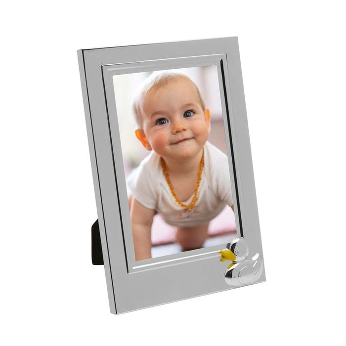 4X6 Baby Duck Silverplate Frame