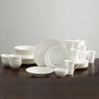 Lucerne White 40 Piece Dinnerware Set, Service for 8