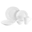 Lucerne White 40 Piece Dinnerware Set, Service for 8