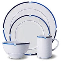 Jet Set Blue Dinnerware Sets, Plates, Bowls & Mugs - Mikasa