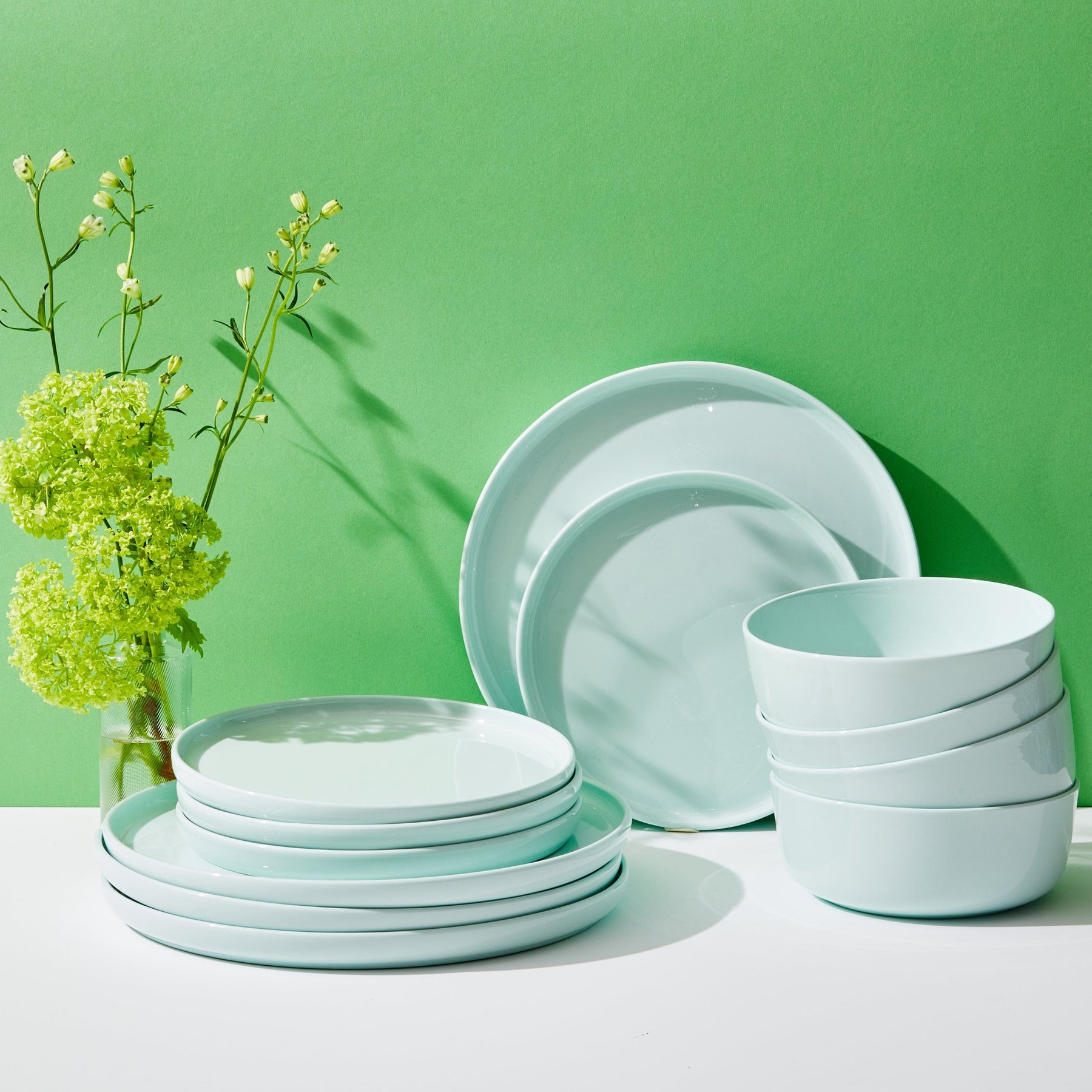 Madison Mint 12 Piece Dinnerware Set, Service for 4