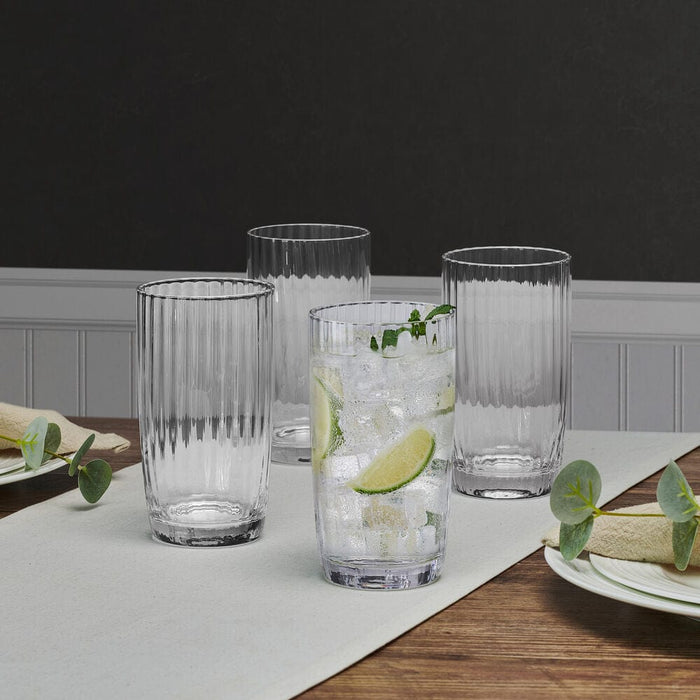 Optic Set of 4 Highball Glasses