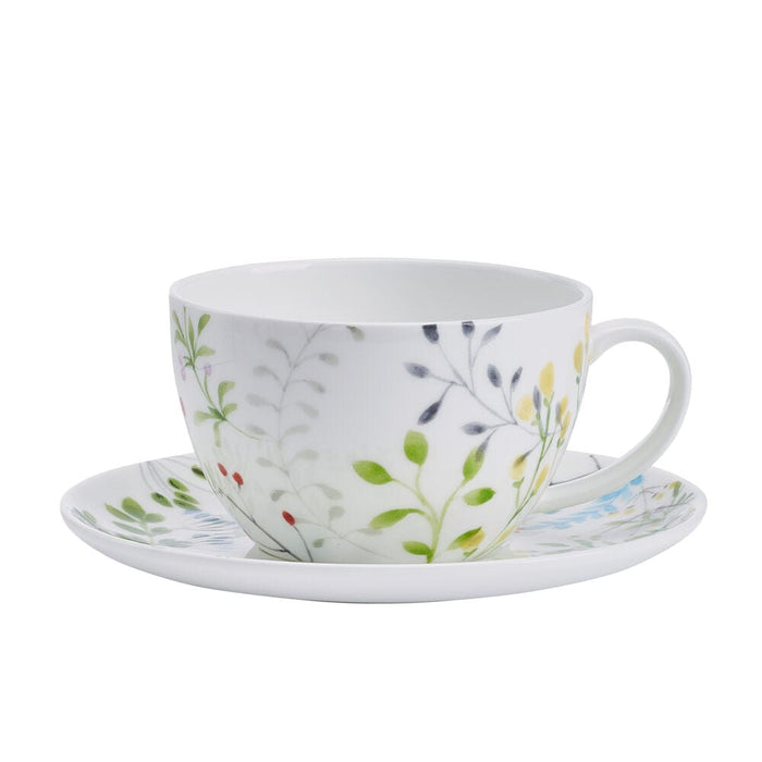 Tivoli Garden Teacup and Teacup and Tea Server Set for One