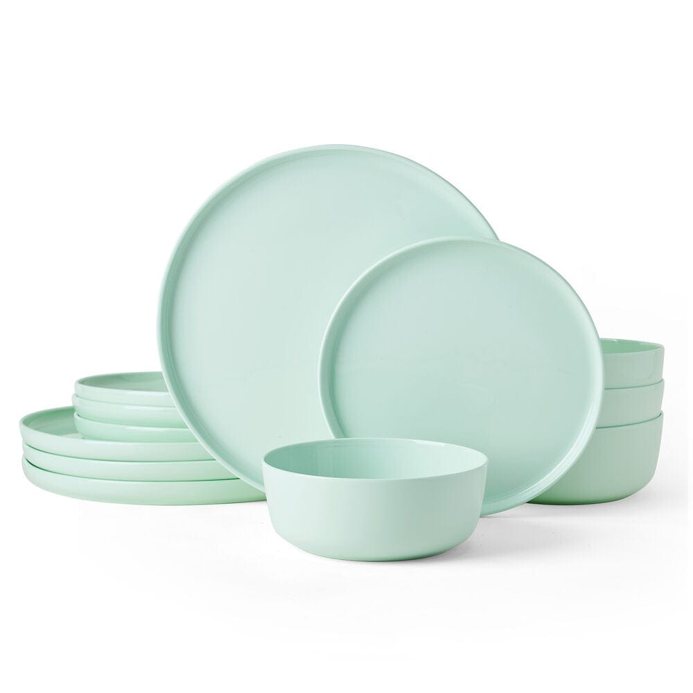 Madison Mint 12 Piece Dinnerware Set, Service for 4