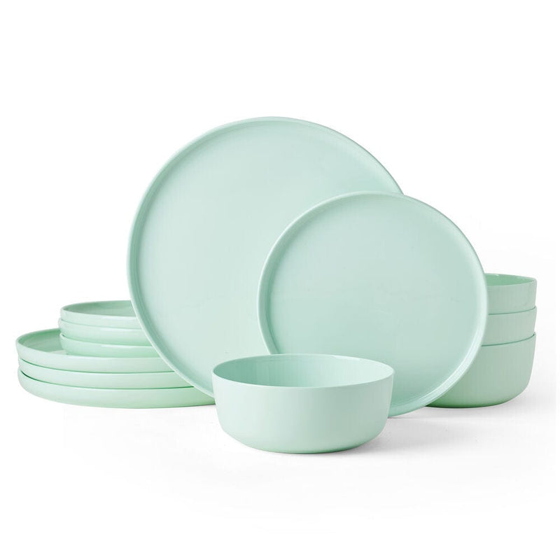 Madison Mint 12 Piece Dinnerware Set, Service for 4