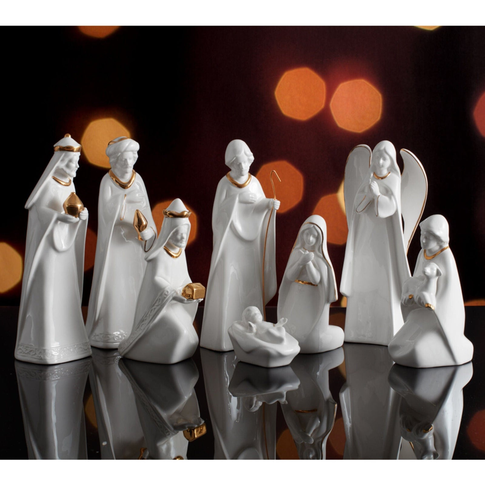 Holiday Splendor 8 Piece Nativity Set