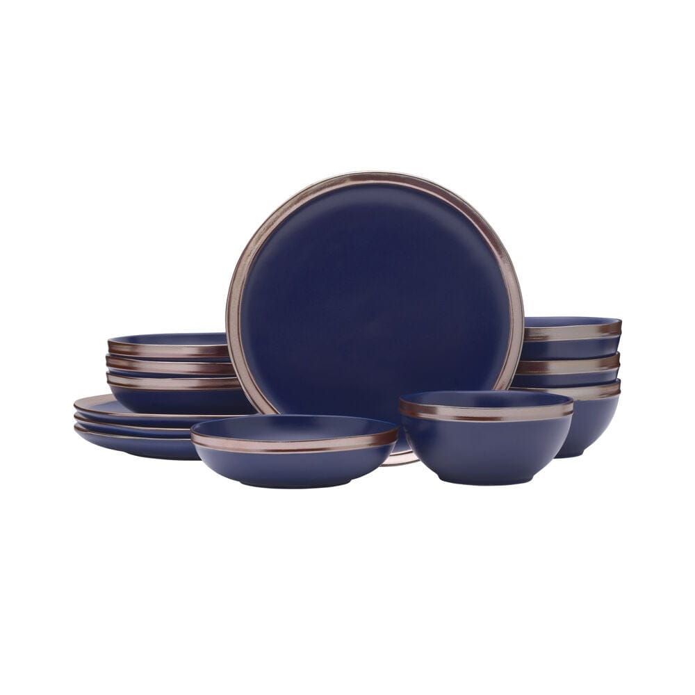 Miller Blue 12 Piece Dinnerware Set, Service for 4