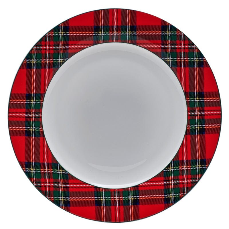 Tartan Red Set of 4 Dinner Plates – Mikasa
