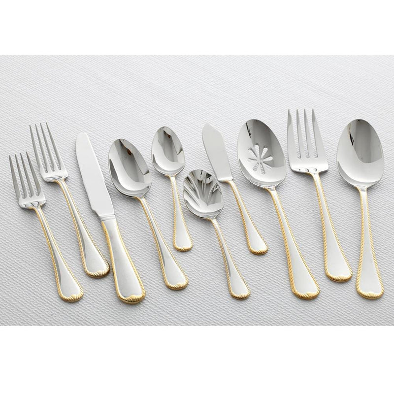 Gold Accented Flatware
