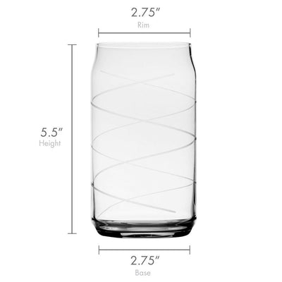 Cheers® Set of 4 Seltzer Glasses