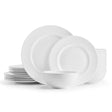 Crown 18 Piece Dinnerware Set, Service for 6