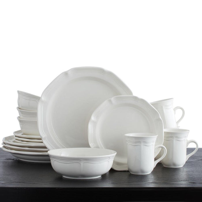 Fine China Dinnerware Sets for 4, 16 Piece Dinnerware Sets - Mikasa