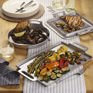 Gourmet Grillware Square Griddle with Handles