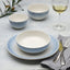 Logan Blue 32 Piece Dinnerware Set, Service for 8