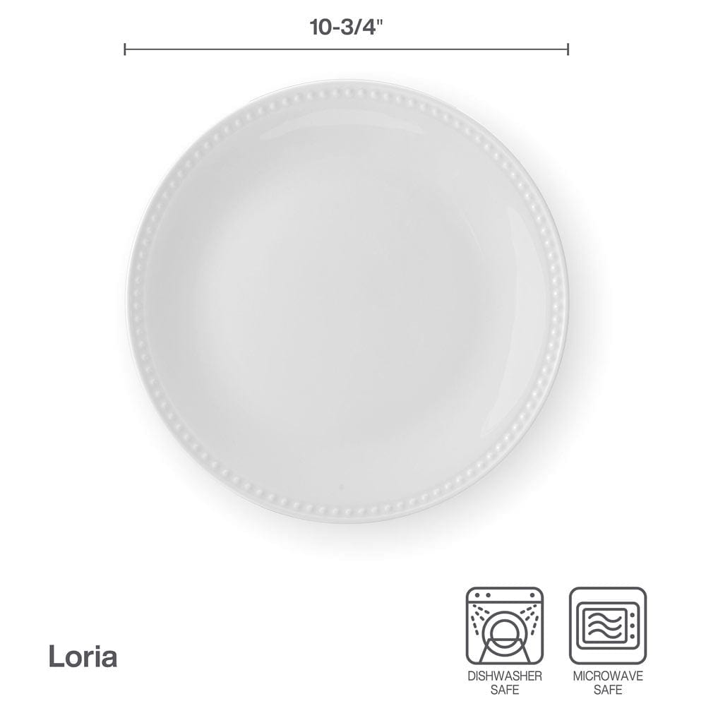 Loria Set of 4 Dinner Plates – Mikasa