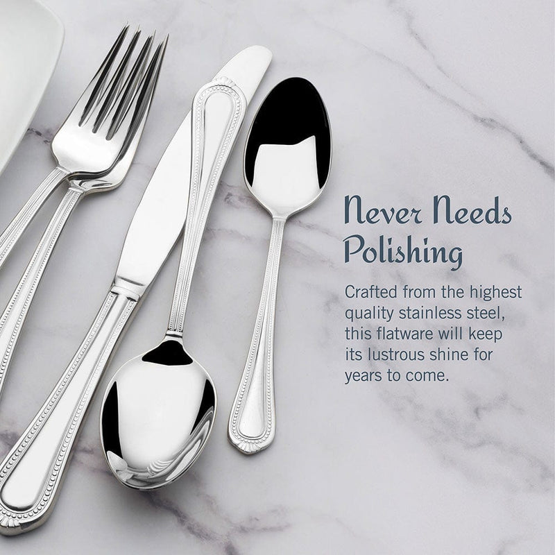 Flatware Service For 12, Stainless Steel Flatware - Mikasa