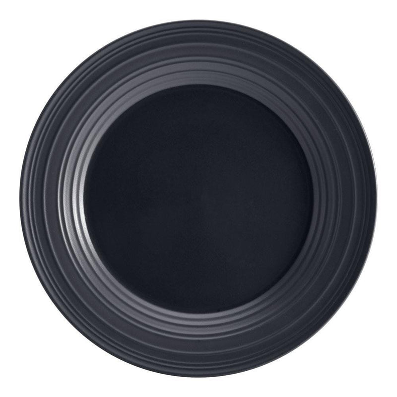 Swirl Graphite 16 Piece Dinnerware Set, Service for 4