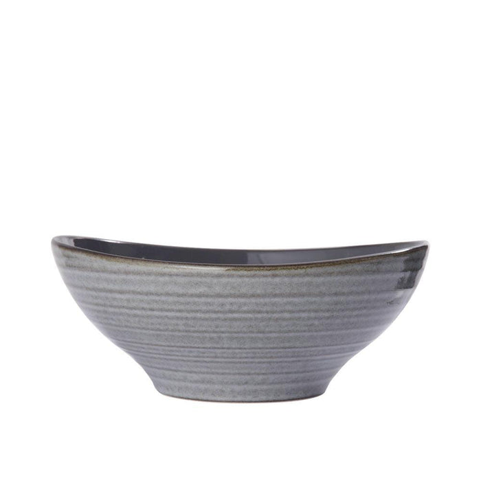 Swirl Speckle Graphite 16 Piece Dinnerware Set, Service for 4