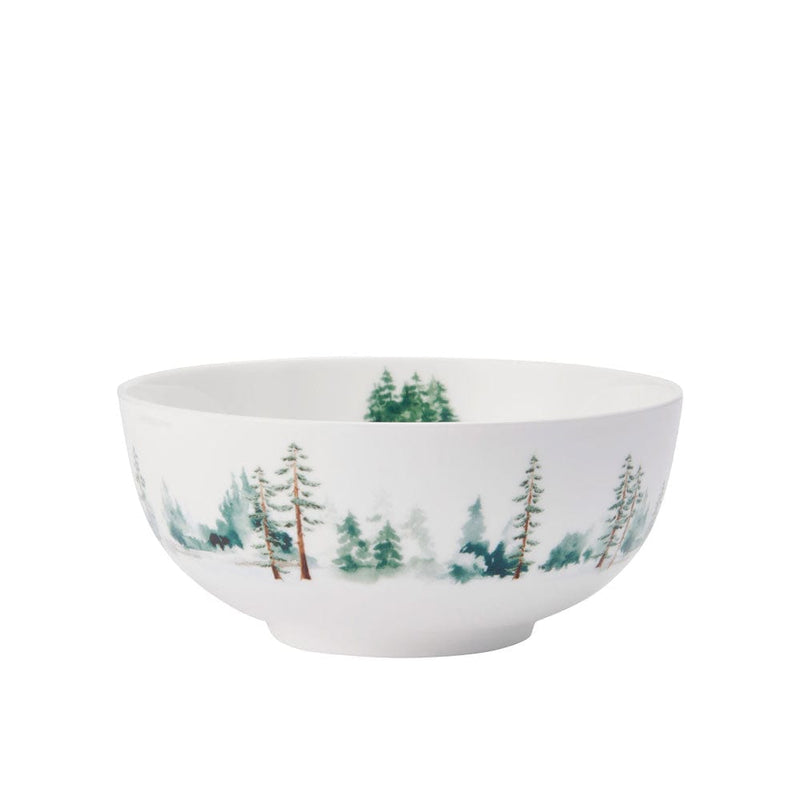 Watercolor Forest 16 Piece Dinnerware Set, Service for 4