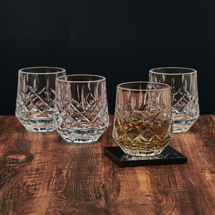 Wesley Set of 4 Double Old Fashioned Whiskey Glasses